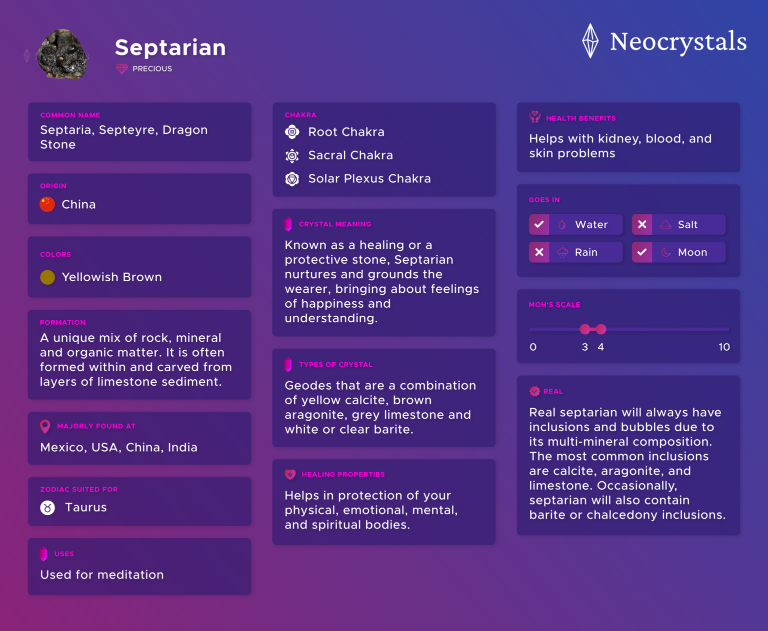 Septarian: Meaning, Healing Properties, Benefits and Uses